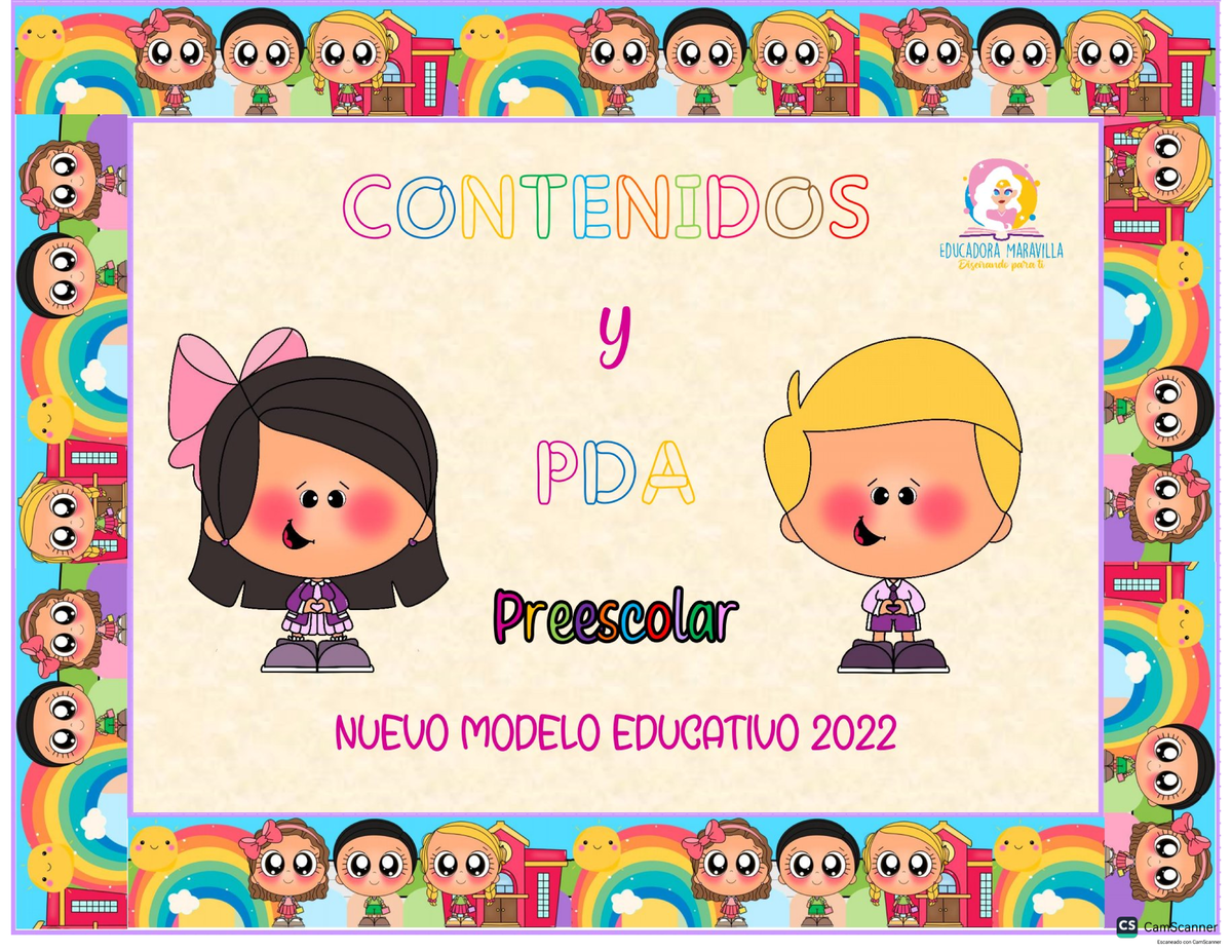 Contenidos Y PDA Preescolar 2022(1) - Introduccion a la Investigacion ...
