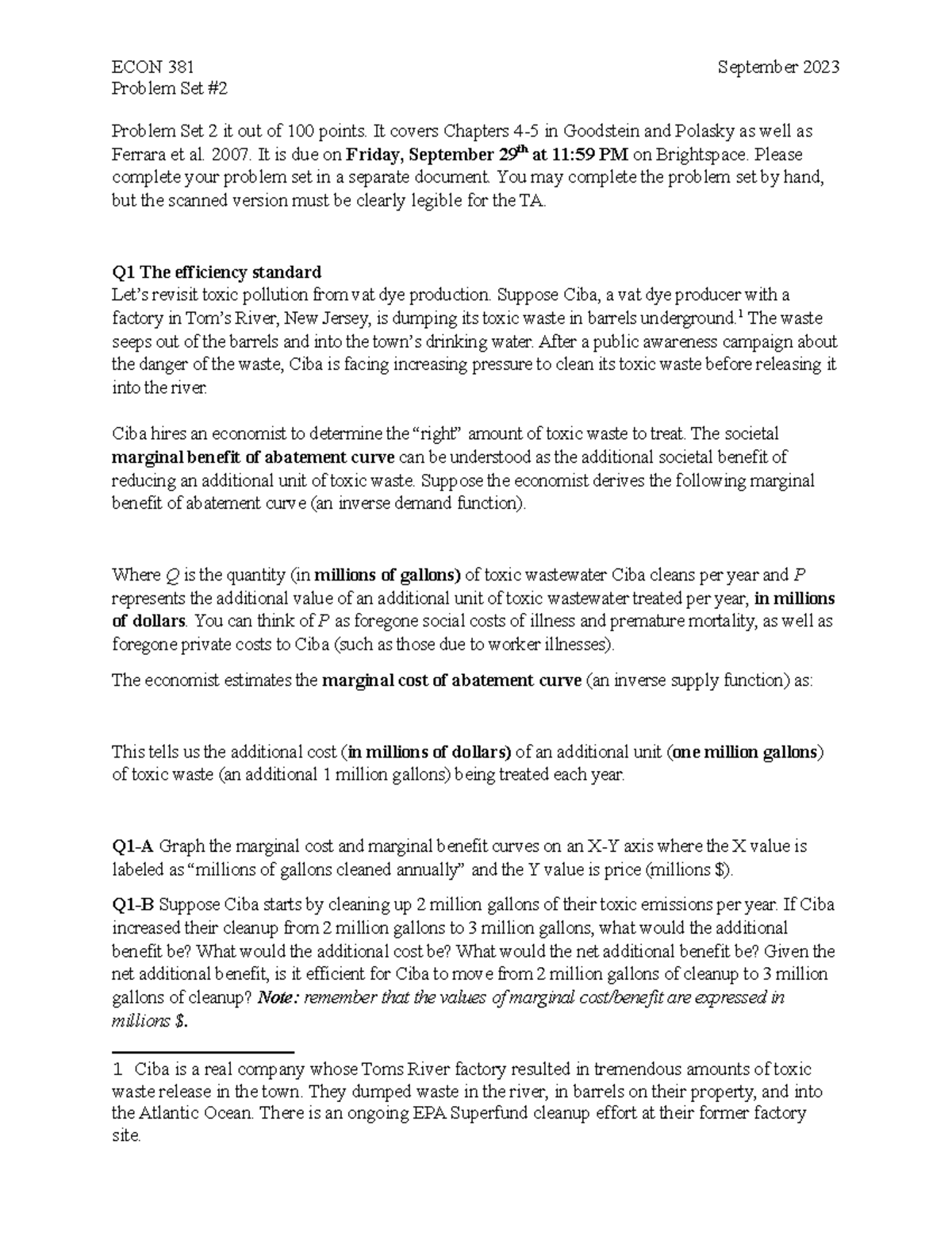 Problem Set 2 - simple - Problem Set # Problem Set 2 it out of 100 ...