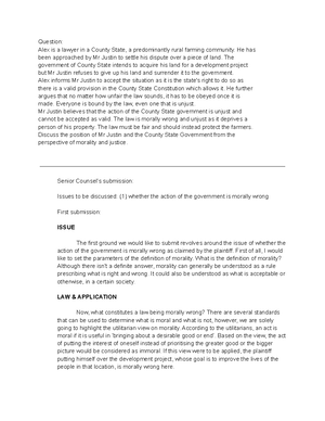 LAW 034 Example Question AND Answer Practice - Q4) WHY WE OBEY LEGAL ...