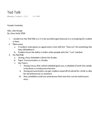 Teaching Reflection - Pamela Kaminsky Teaching methods used I used a ...