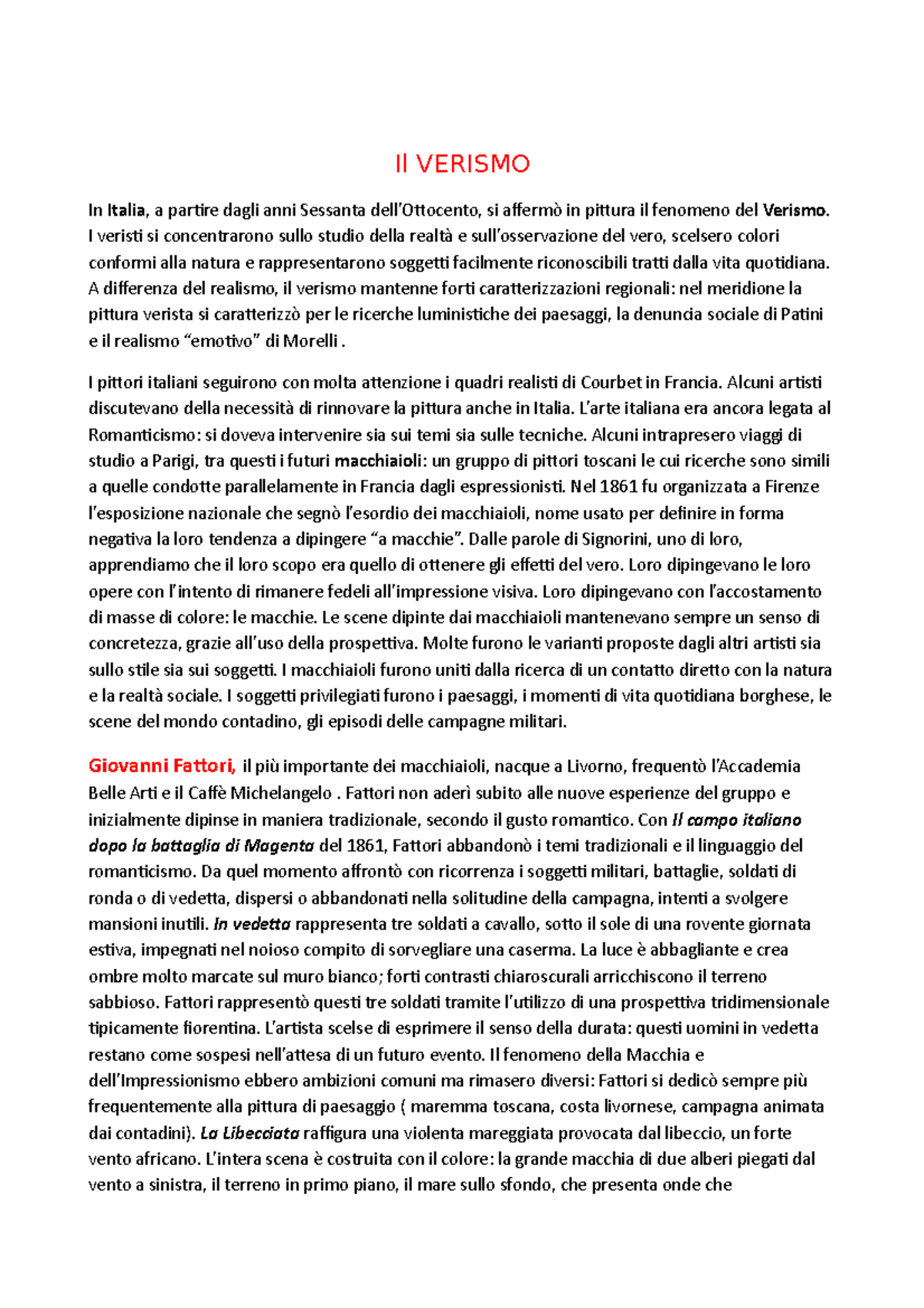 Il verismo italiano nei solchi della storia - Il VERISMO In Italia , a ...