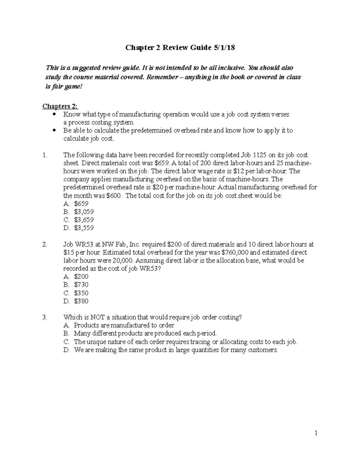 Chapter 2 Review Guide - Chapter 2 Review Guide 5/1/ This is a ...
