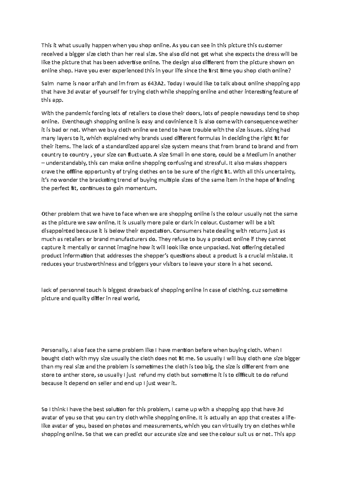 The size issue (Auto Recovered) (Auto Recovered) - This it what usually ...