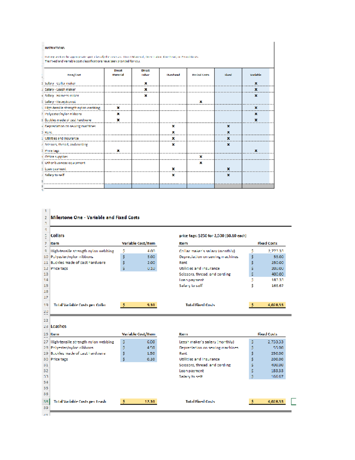 ACC 202 Workbook - INSTRUCTIONS: Putting an X in the appropriate spot ...