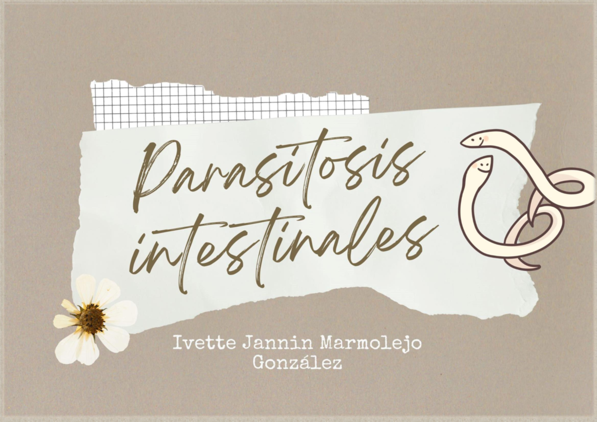 Parasitos intestinales - PARASITOSIS INTESTINALES MODO DE TRANSMISIÓN ...