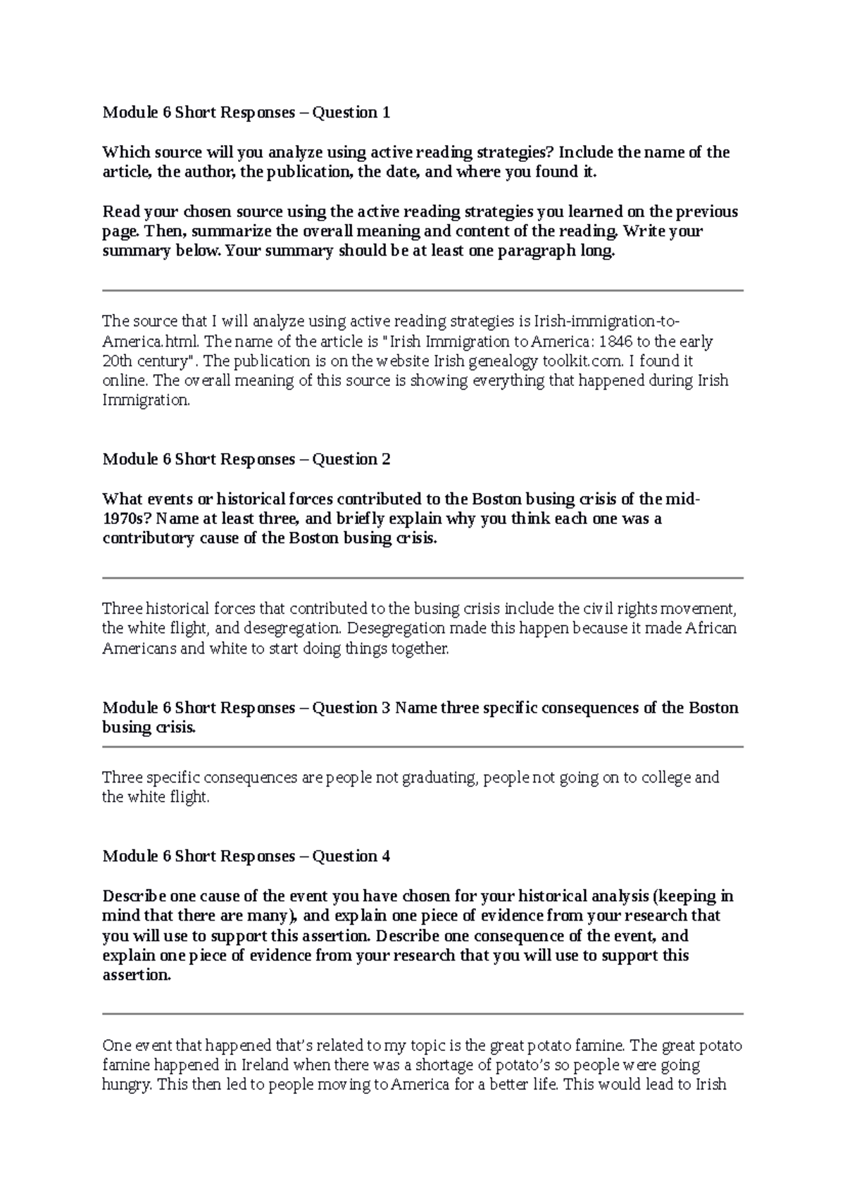 Connor Robinson HIS 200 Applied History-5 - HIS-100 - SNHU - Studocu