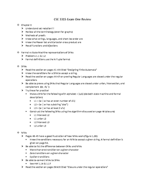 TMvariants - Lecture Notes - These topics will be covered in class (CSE ...