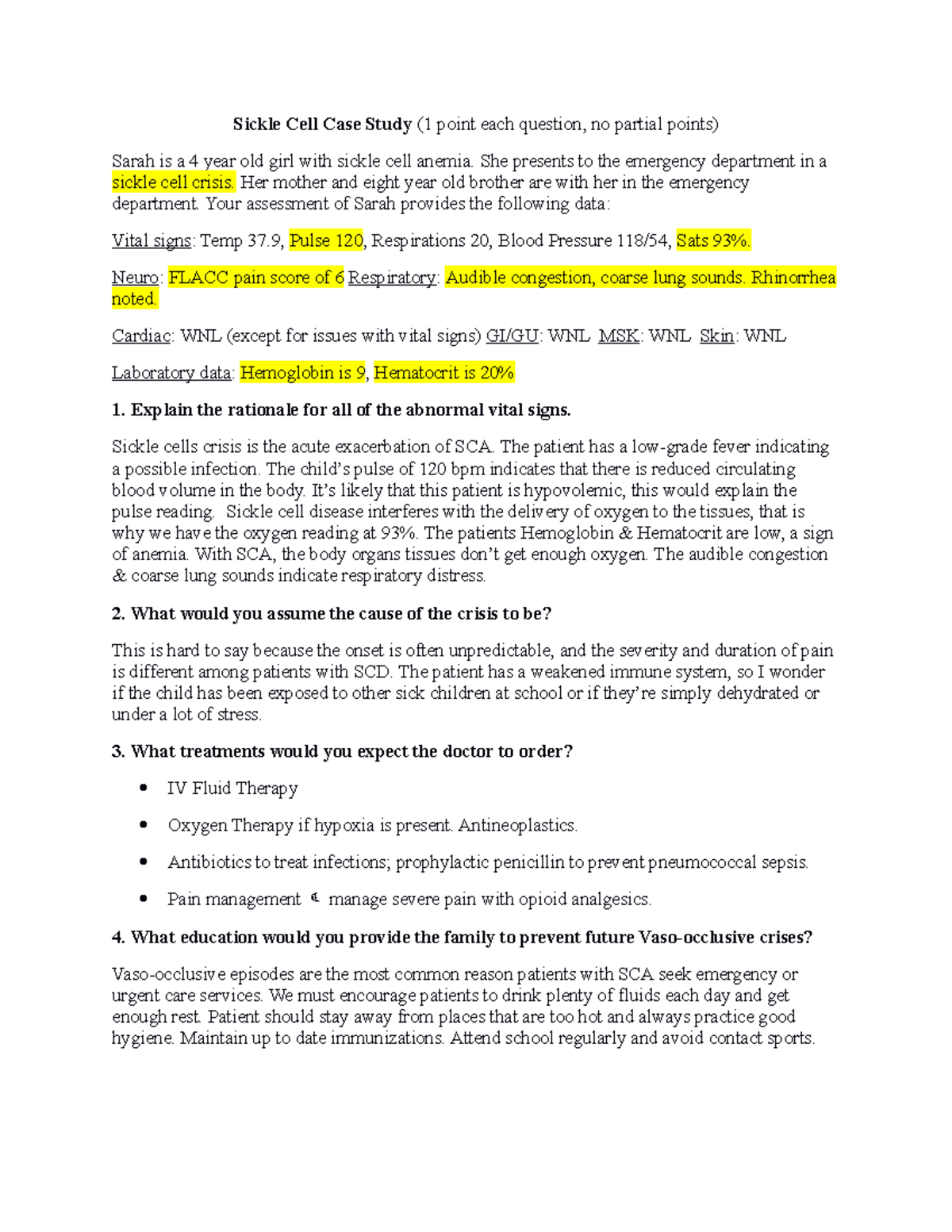 Sickle Cell Case Study - abridged(1) (1) - Sickle Cell Case Study (1 ...