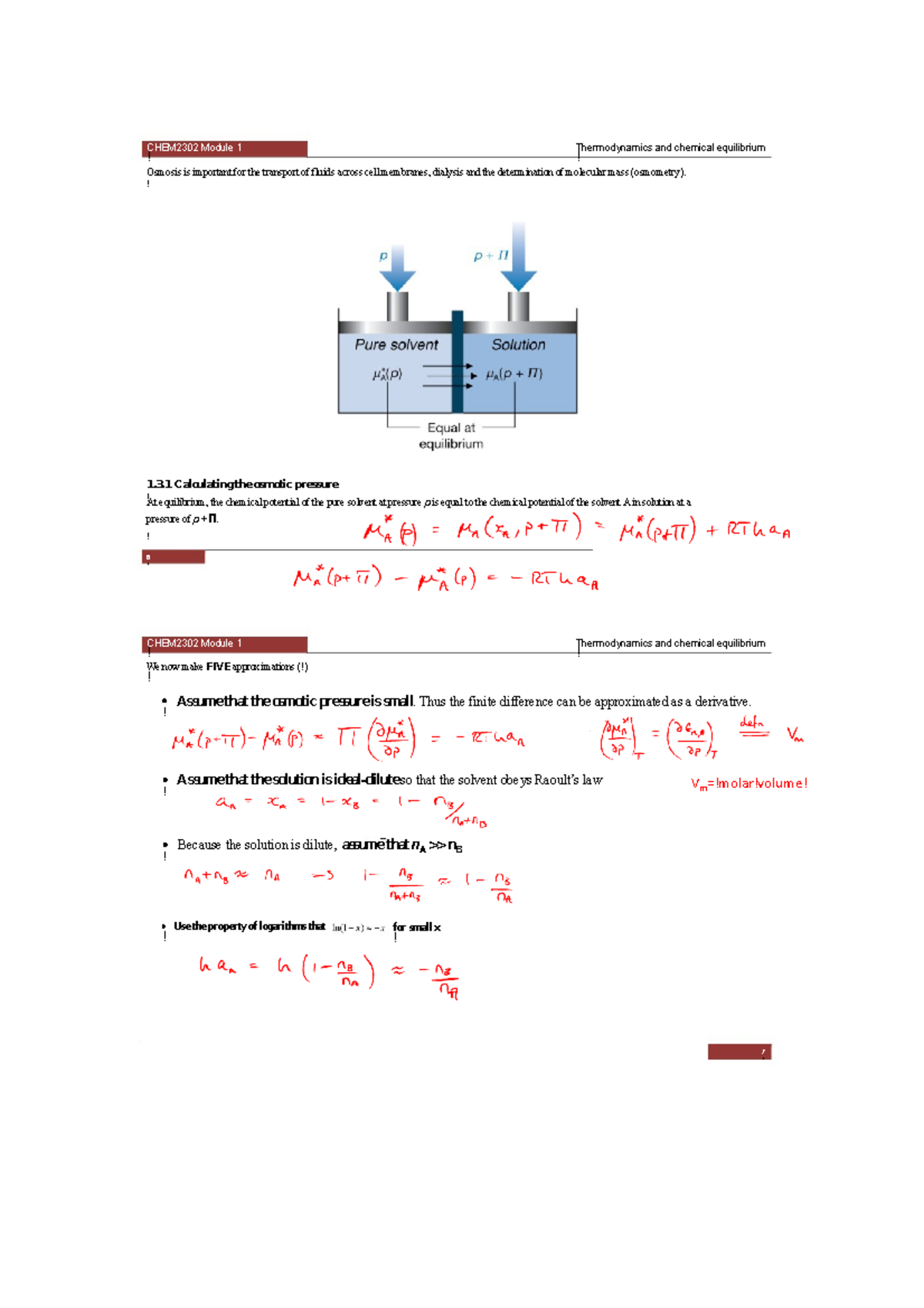CT3A Part 2 - Lecture notes with extra annotations/notes - CHEM2302 ...