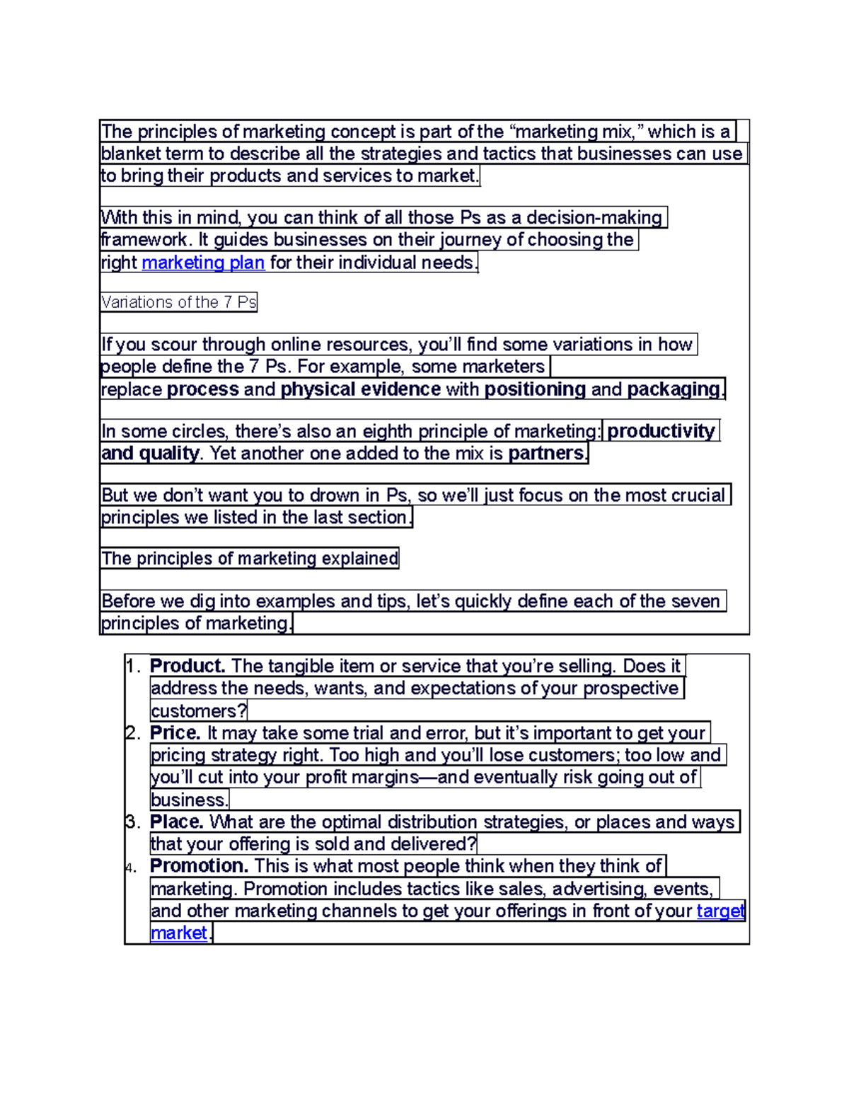 Marketing Principles AND Examples - The principles of marketing concept ...