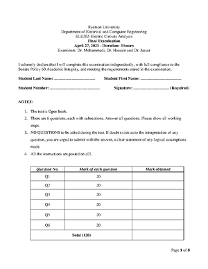 ELE202 - Lab 1 - Introduction to Basic Lab Equipment & DC Measurements ...