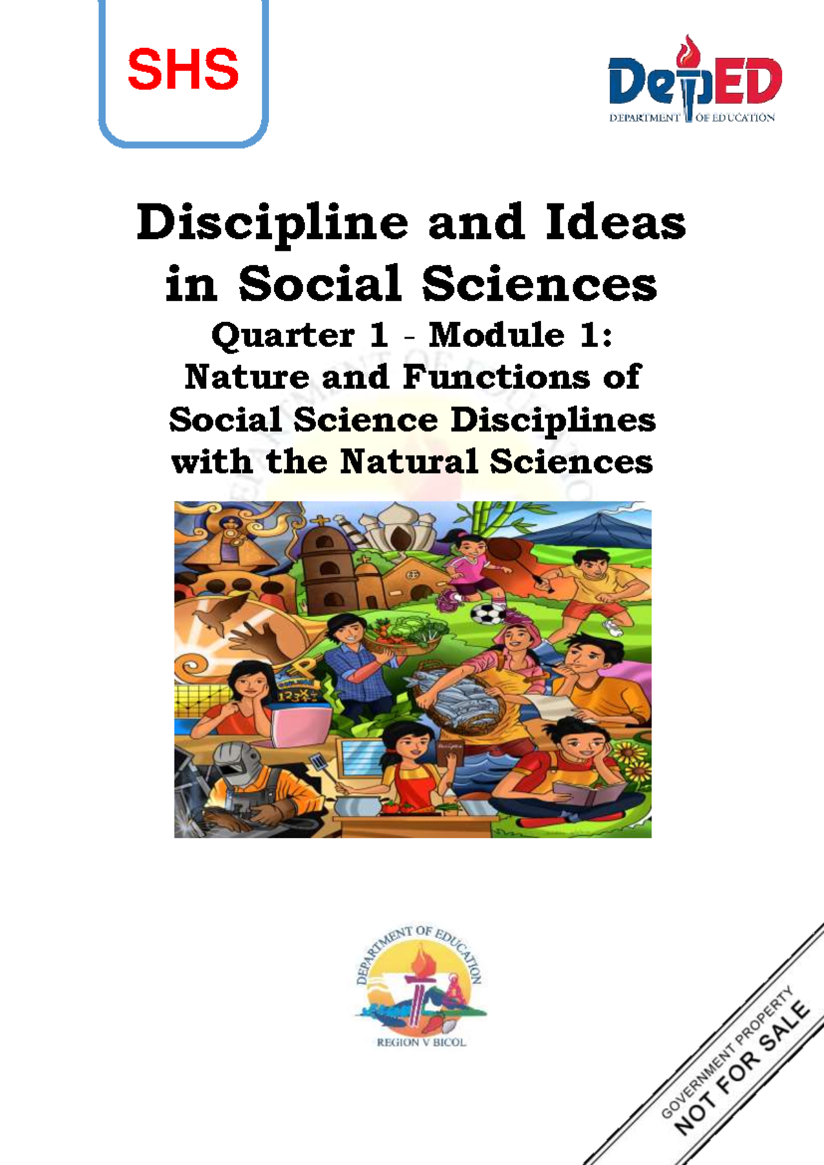 DISS Module 1 Q1 Week1 Camarines-Sur-24-pages - Discipline and Ideas in ...