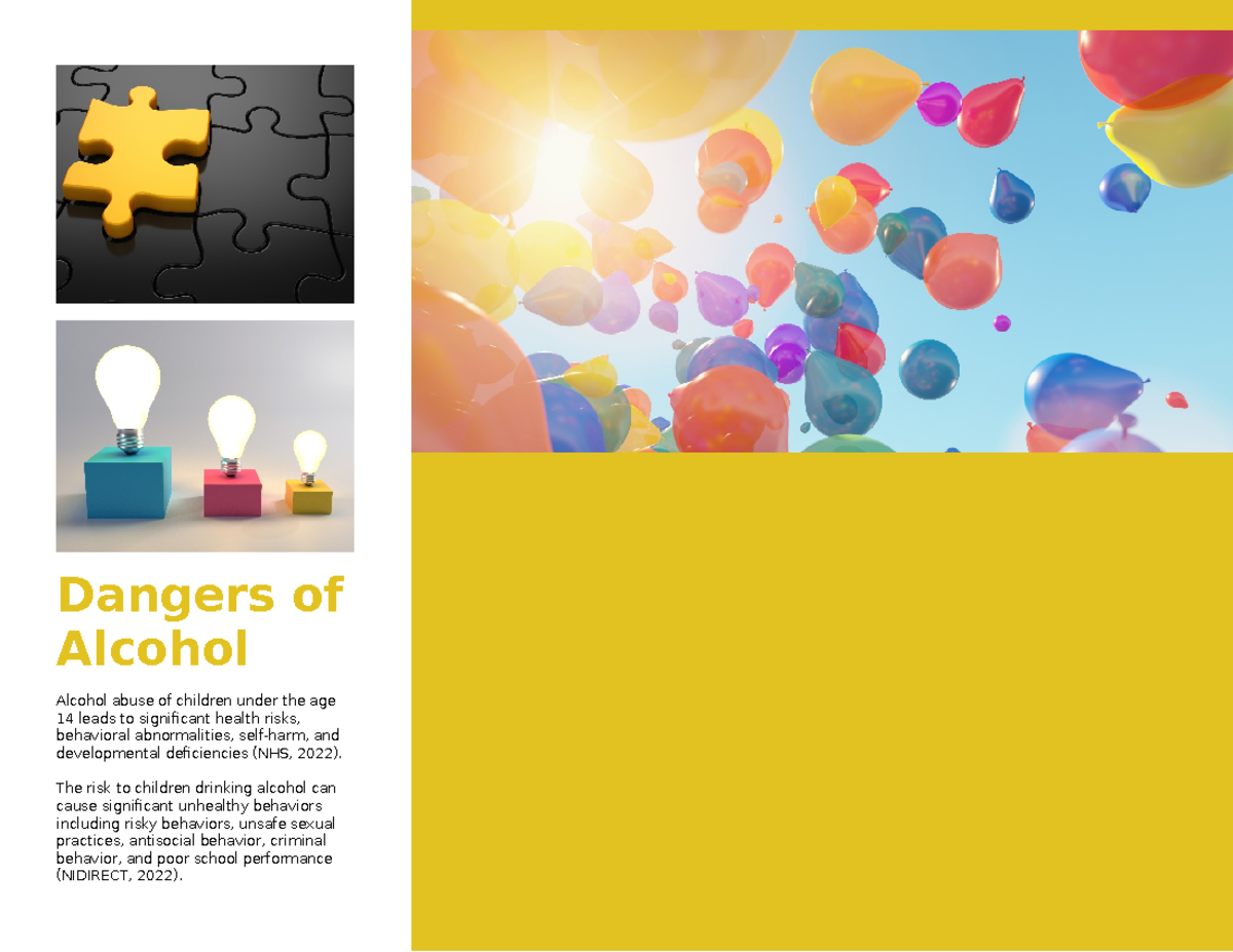 Adolescent brochure finished - Dangers of Alcohol Alcohol abuse of ...