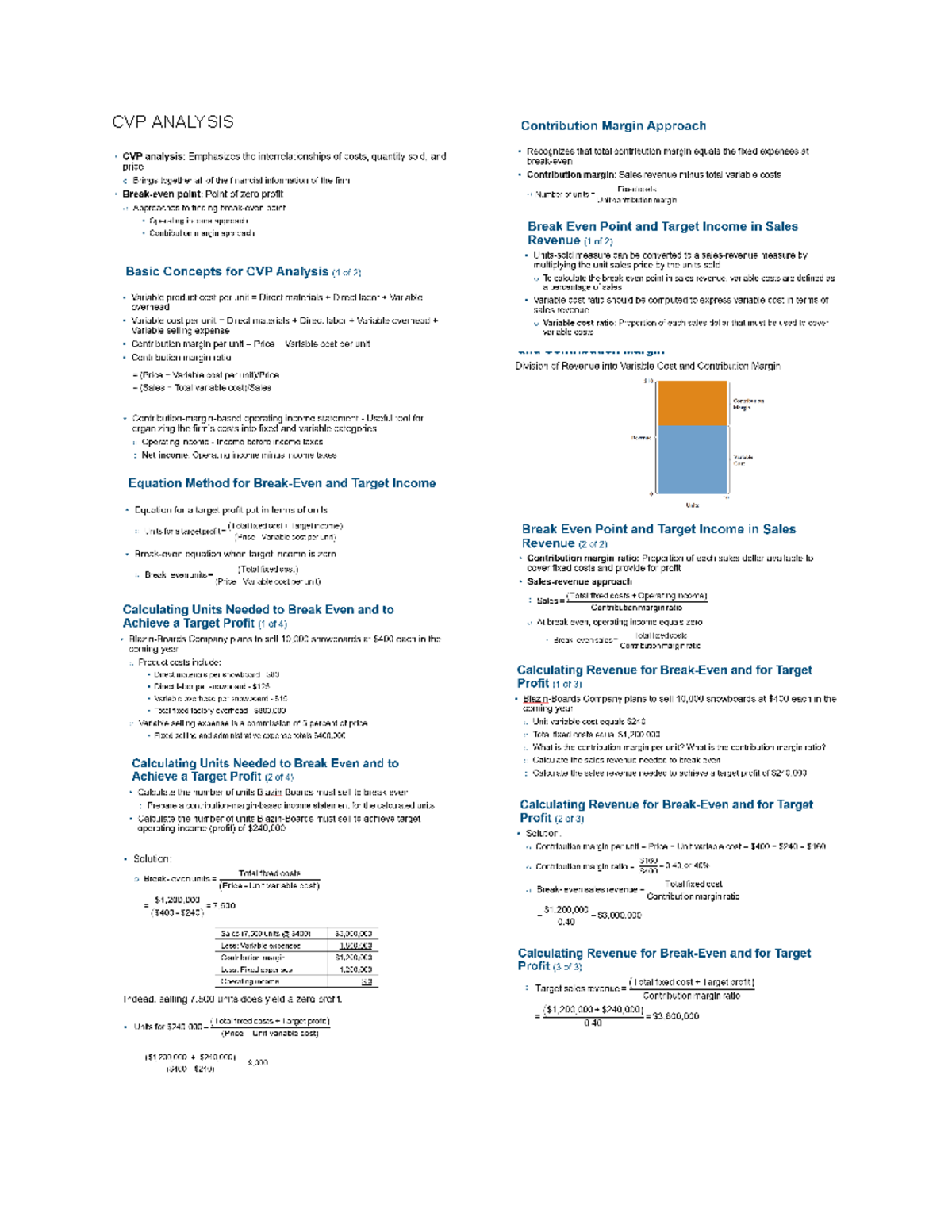 Straco-linti - CVP ANALYSIS . Purposes of Budgeting The system of ...