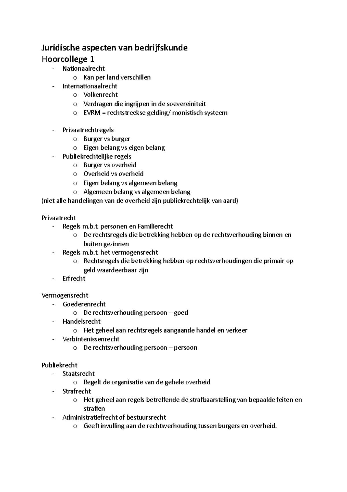 Juridische aspecten van bdk hoorcollege - Juridische aspecten van ...