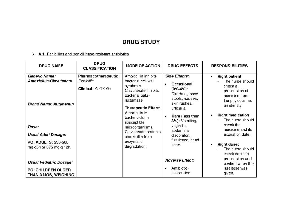 Bautista-DRUG- Study - Educational file for this course. I hope to make ...