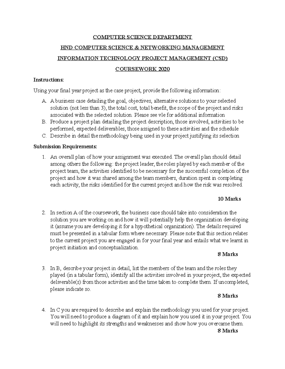 1596742183338 Computer Science Departmen 1 - COMPUTER SCIENCE DEPARTMENT HND COMPUTER SCIENCE ...