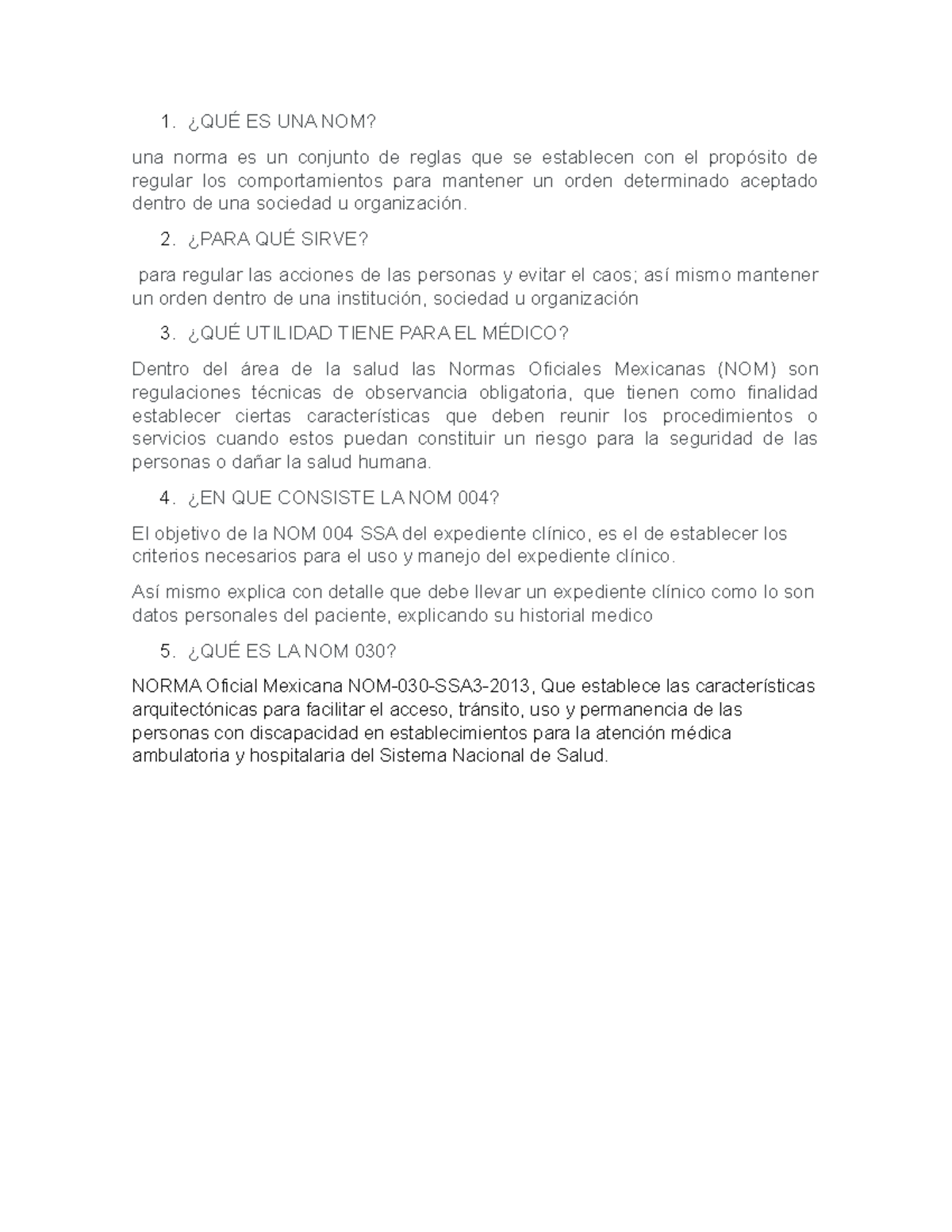 Que es una NOM - Que es una NOM - 1. ¿QUÉ ES UNA NOM? una norma es un ...