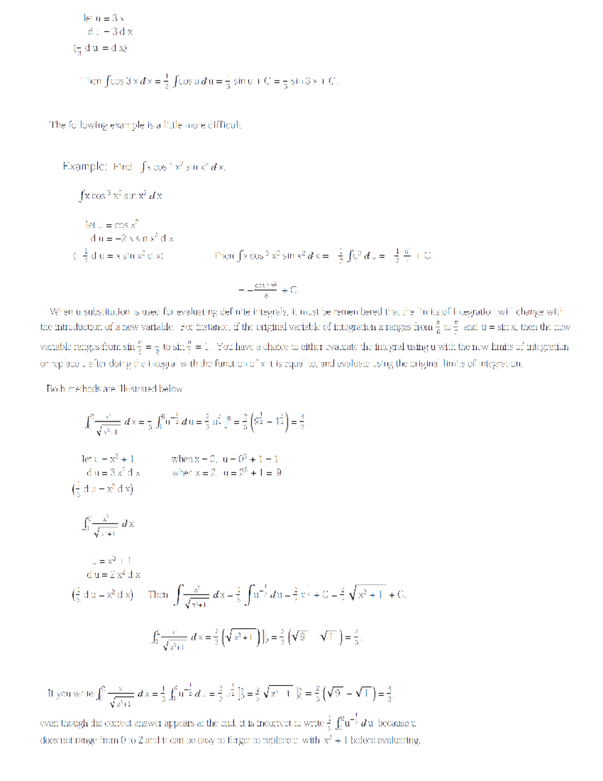 Integration 6 - Calculus with Geometry - MATH 150 - Studocu