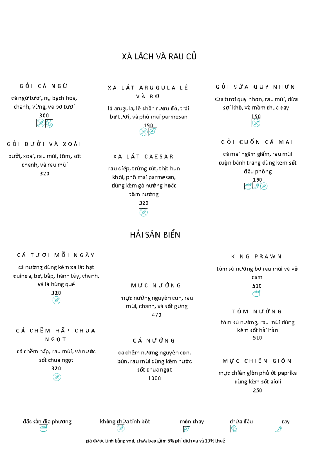 Vi-Restaurant-Menu VN-22 - G Ỏ I S Ứ A Q U Y N H Ơ N sứa tươi quy nhơn ...