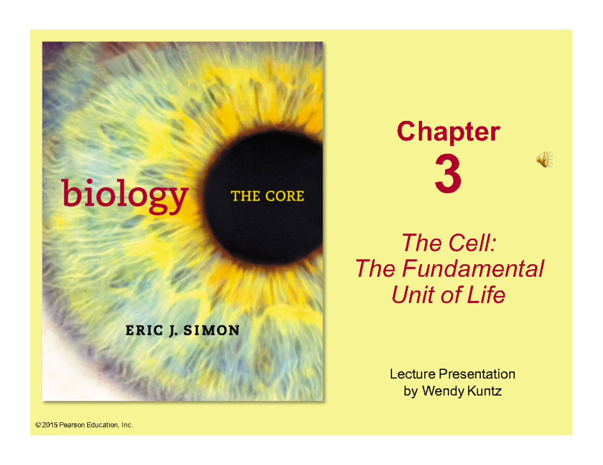 03 Lecture Presentation (1) Wcc-1 - The Cell: The Fundamental Unit of ...