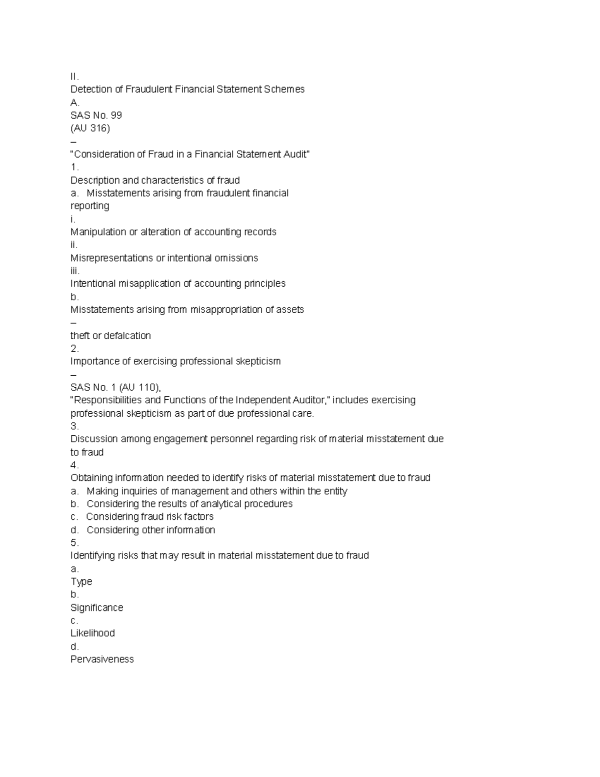 II - mnbvc - II. Detection of Fraudulent Financial Statement Schemes A ...