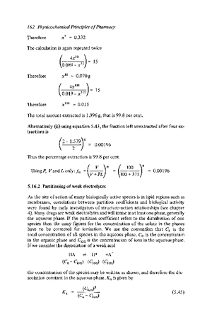 Physicochemical Principles of Pharmacy-19 - 172 Physicochemical ...