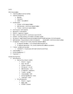 Week 5- SIRS, Sepsis, MODS AND Palliative CARE - Inflammation is a ...
