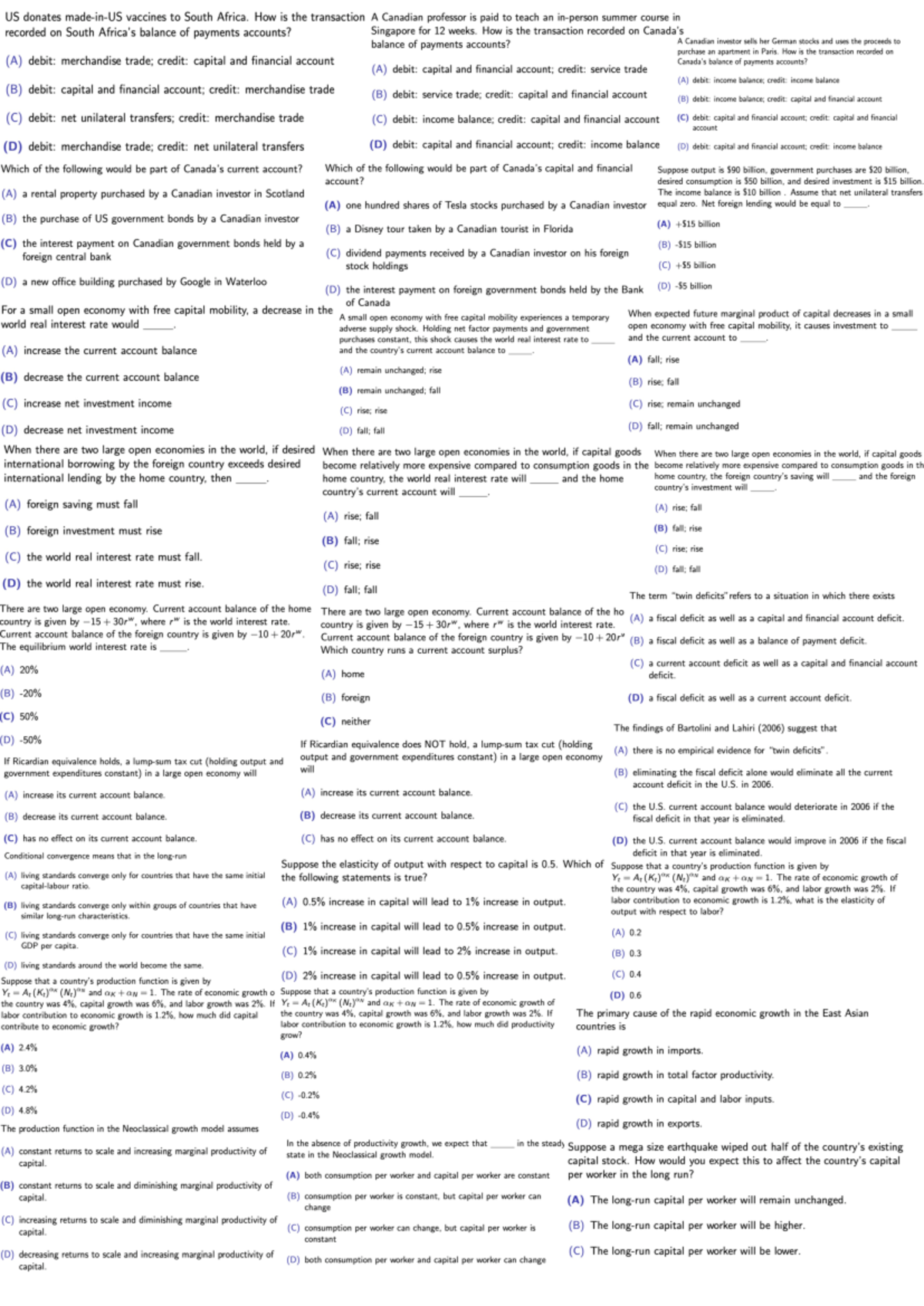 EC290 Cheet Sheet mid 2 - Practice Questions - EC290 - Studocu