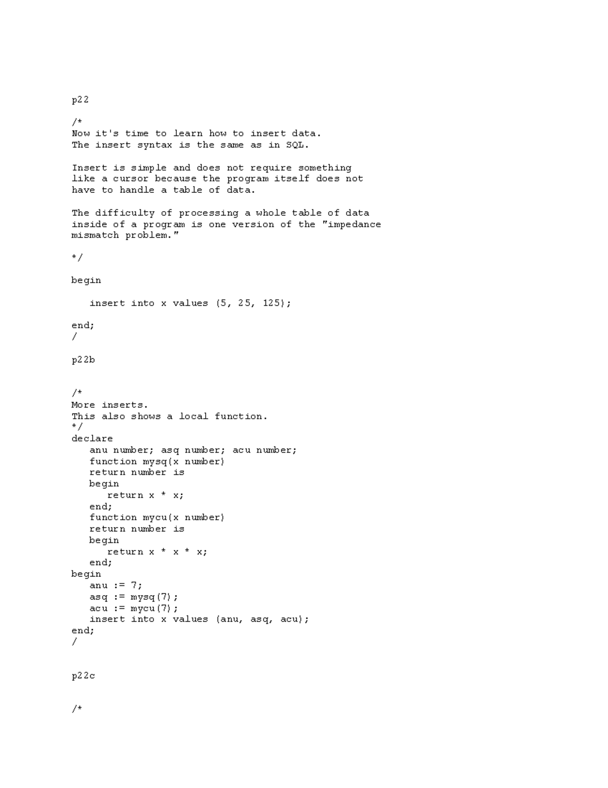 PL SQL Part5 Notes P Now It s Time To Learn How To Insert Data