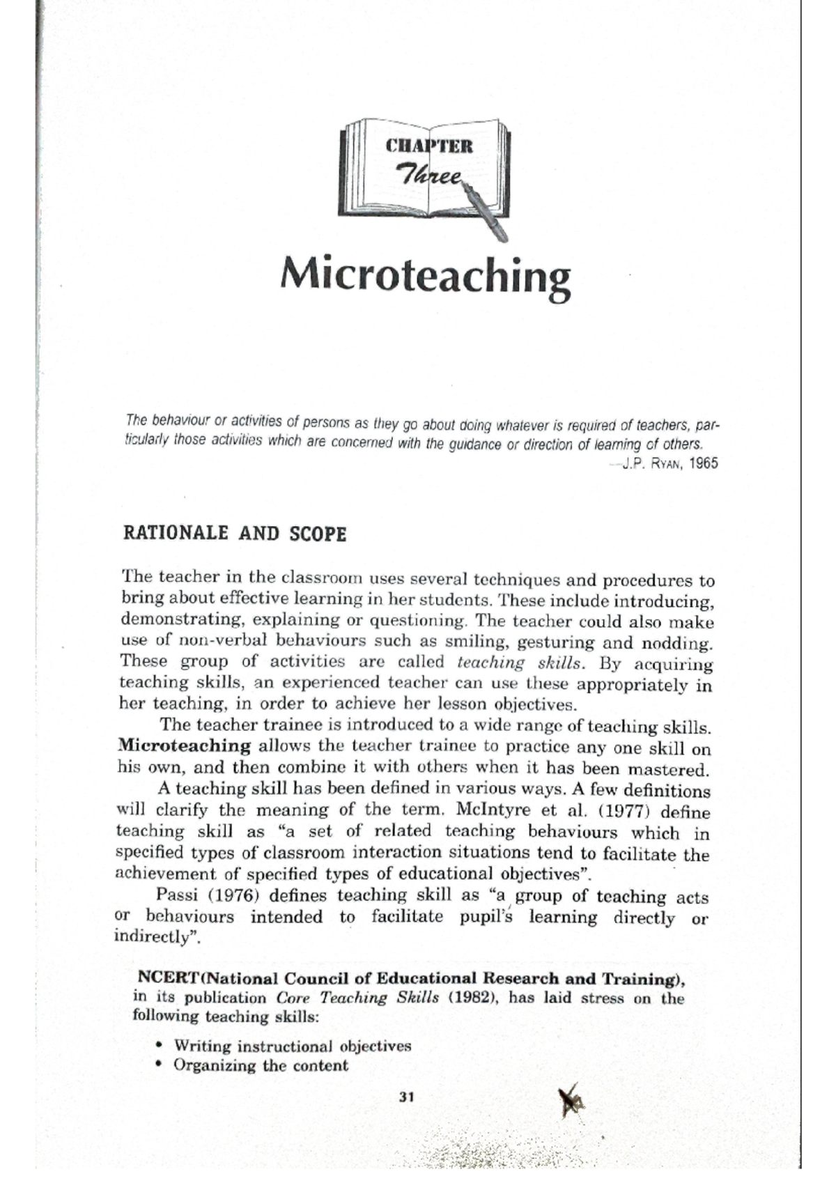 Microteaching - Academic Writing & Presentation Skills - Studocu