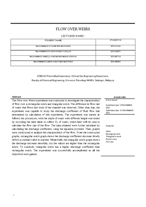 Manuscript Template for CGE536 - Type your Experiment Name: The ...