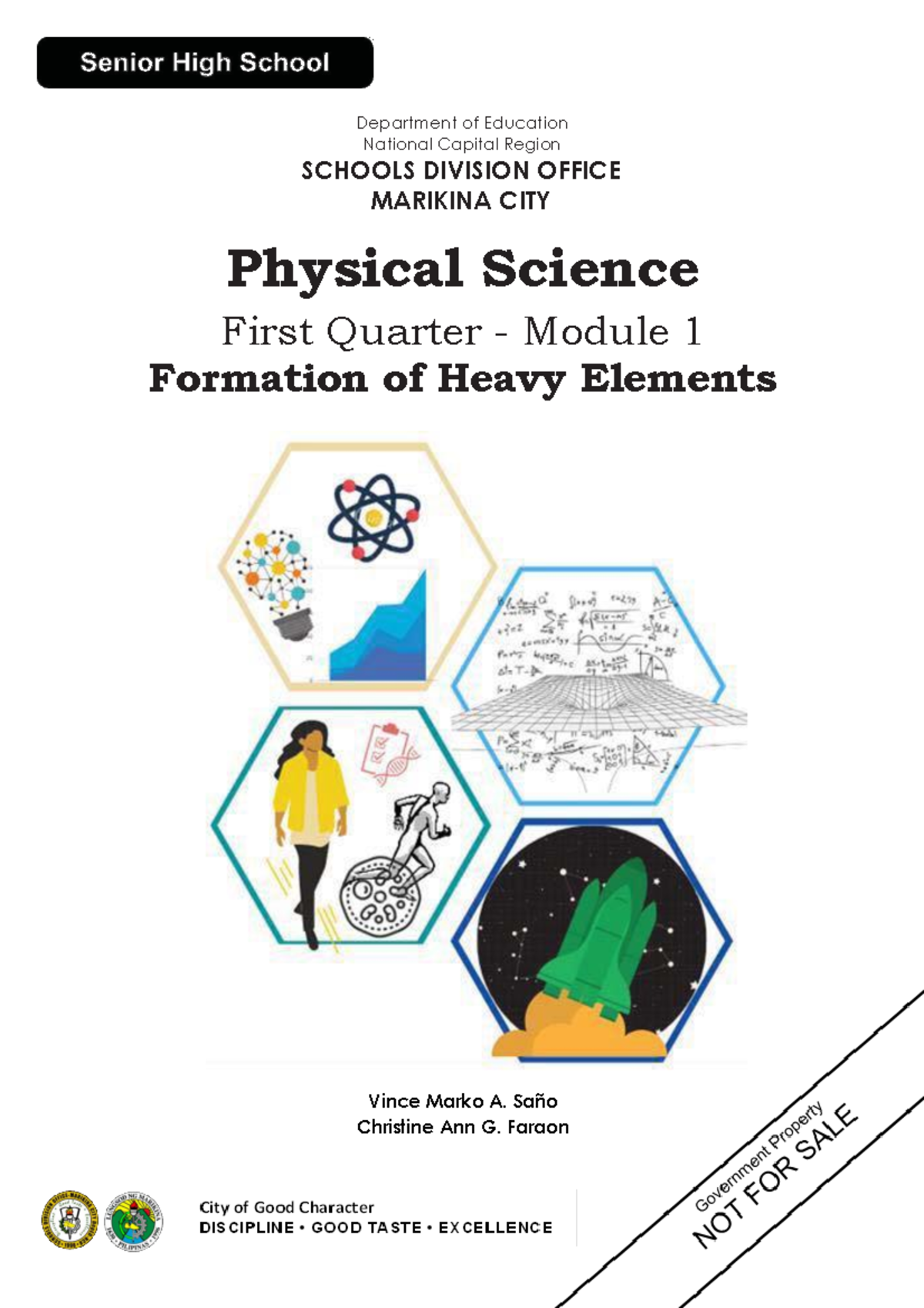 SHS Physical Science 1 Q1 M1 Formation of Heavy Elements - Department ...