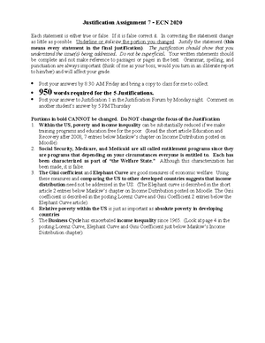 E2020-JA6 - This is a Justification document. - Justification ...