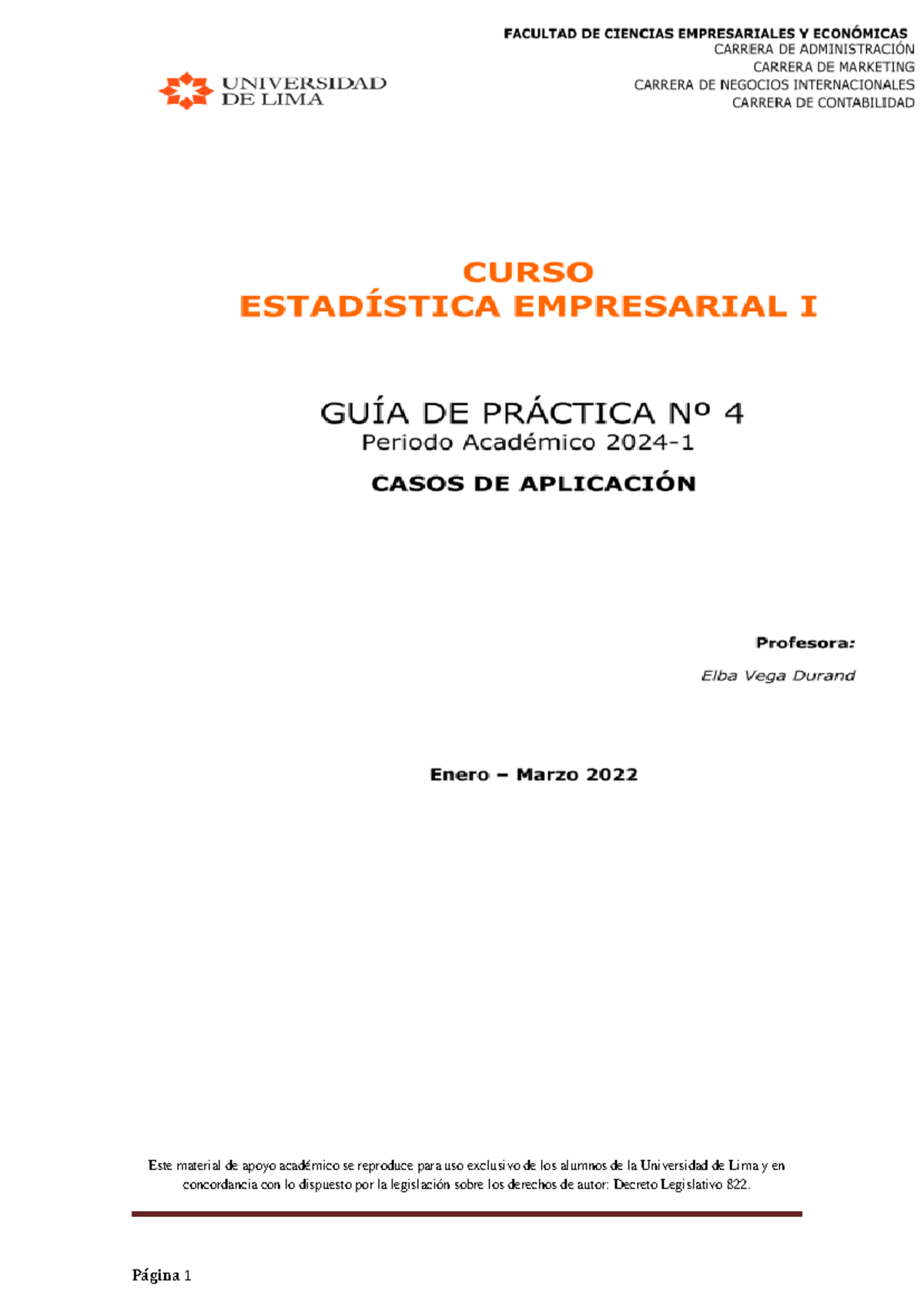 EE1 - Hacer Cuarta Guía de Trabajo - 2024-1 Chi cuadrado-t-F 19 junio - Este material de apoyo ...