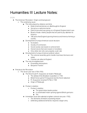 Humanities Unit 3 Lecture Notes - The Second Industrial Revolution ...
