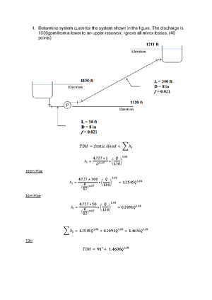 CE 332 Assignment 3 Solution - 1. In the system shown in the figure ...