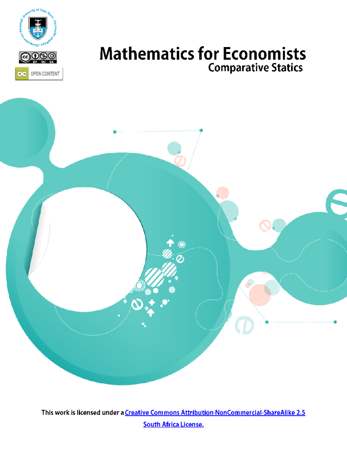 ECO4112F Section 2 Comparative Statics - Section 2: Comparative Statics ...