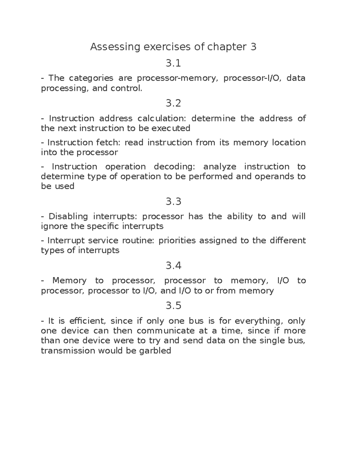 SE172246-Assessing exercises of chapter 3 - Assessing exercises of ...