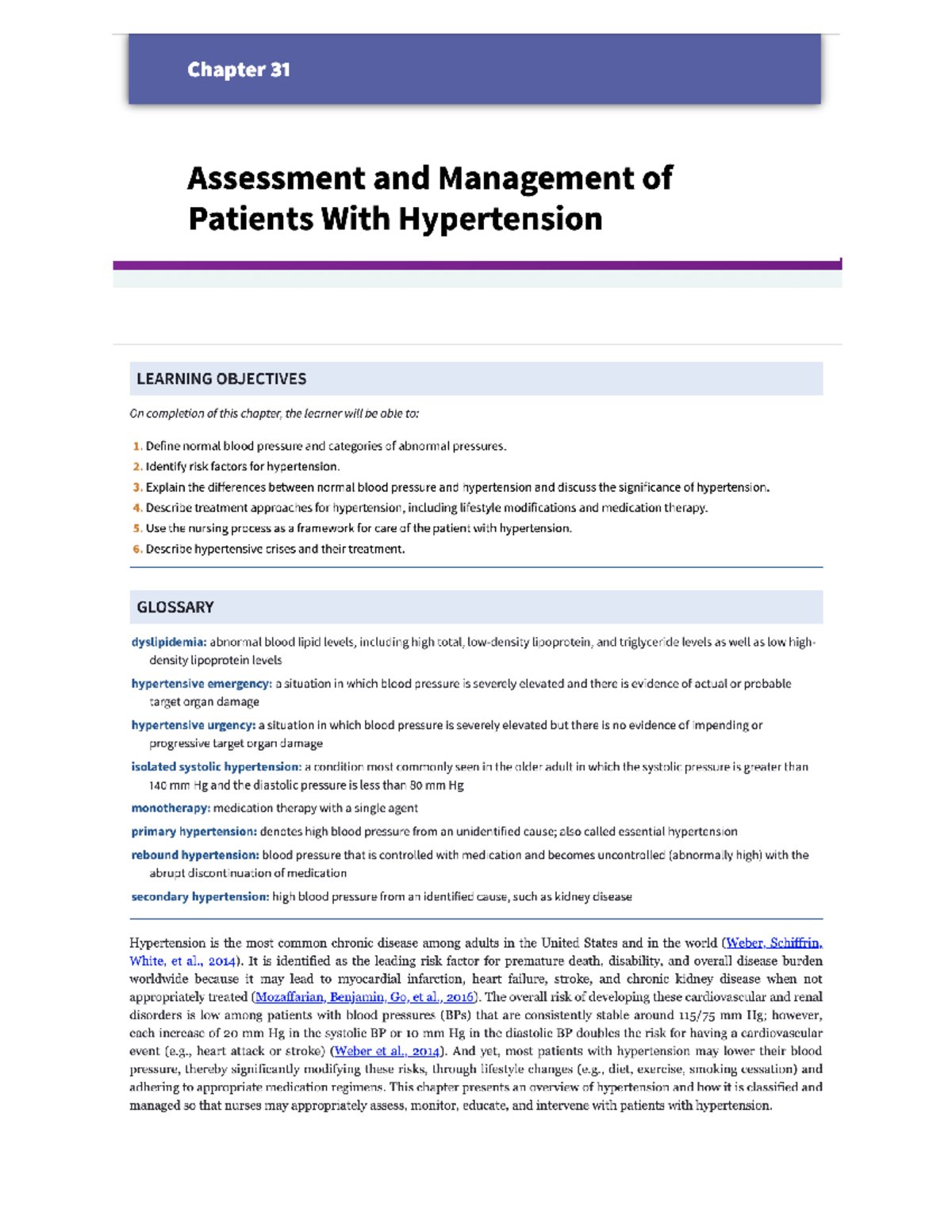 Ch31 Hinkle notes labor - NURS 3800 - Studocu