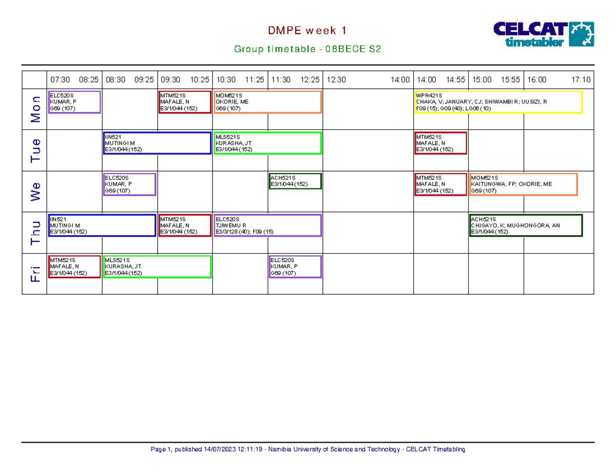Students DMPE week 1 - Mathematics 2 - NUST - Studocu