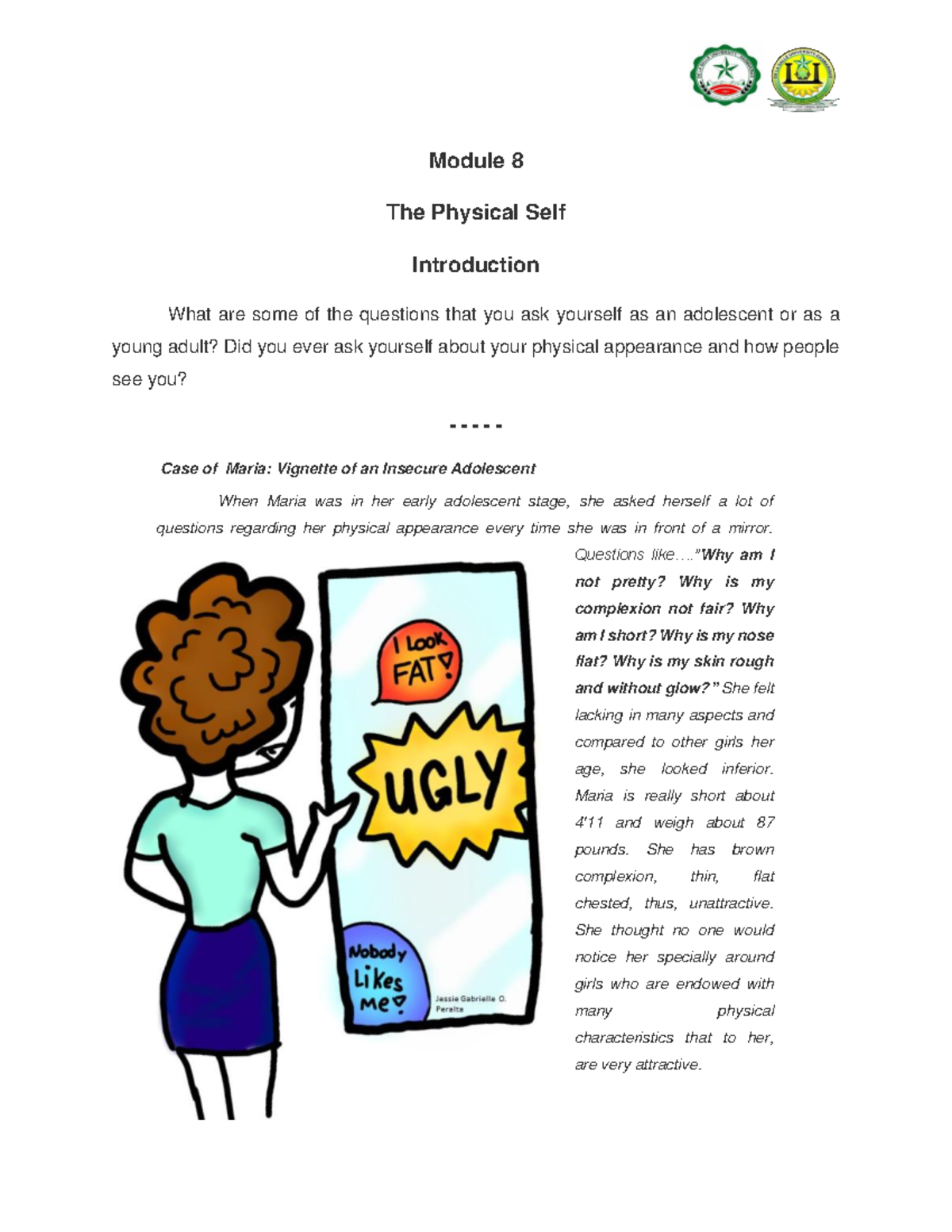 Module 8 - The Physical Self - Module 8 The Physical Self Introduction ...