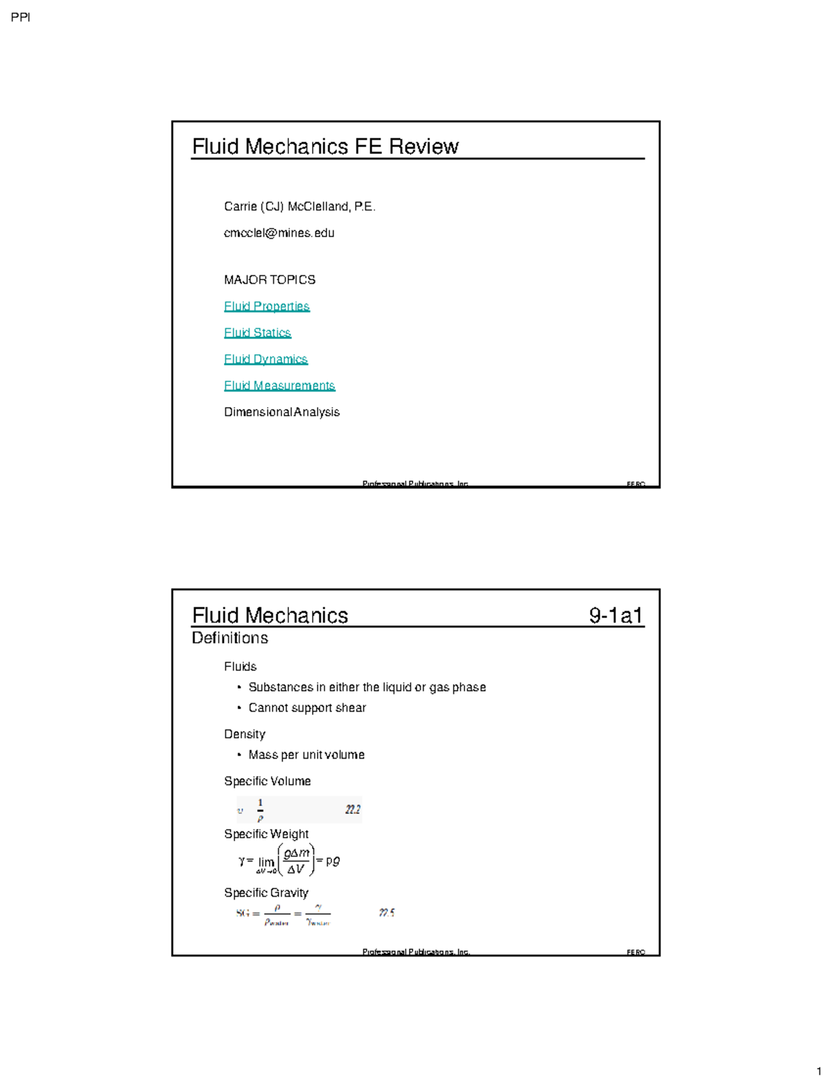 FE Fluids Review 04Apr11 - Professional Publications, Inc. FERC Fluid ...