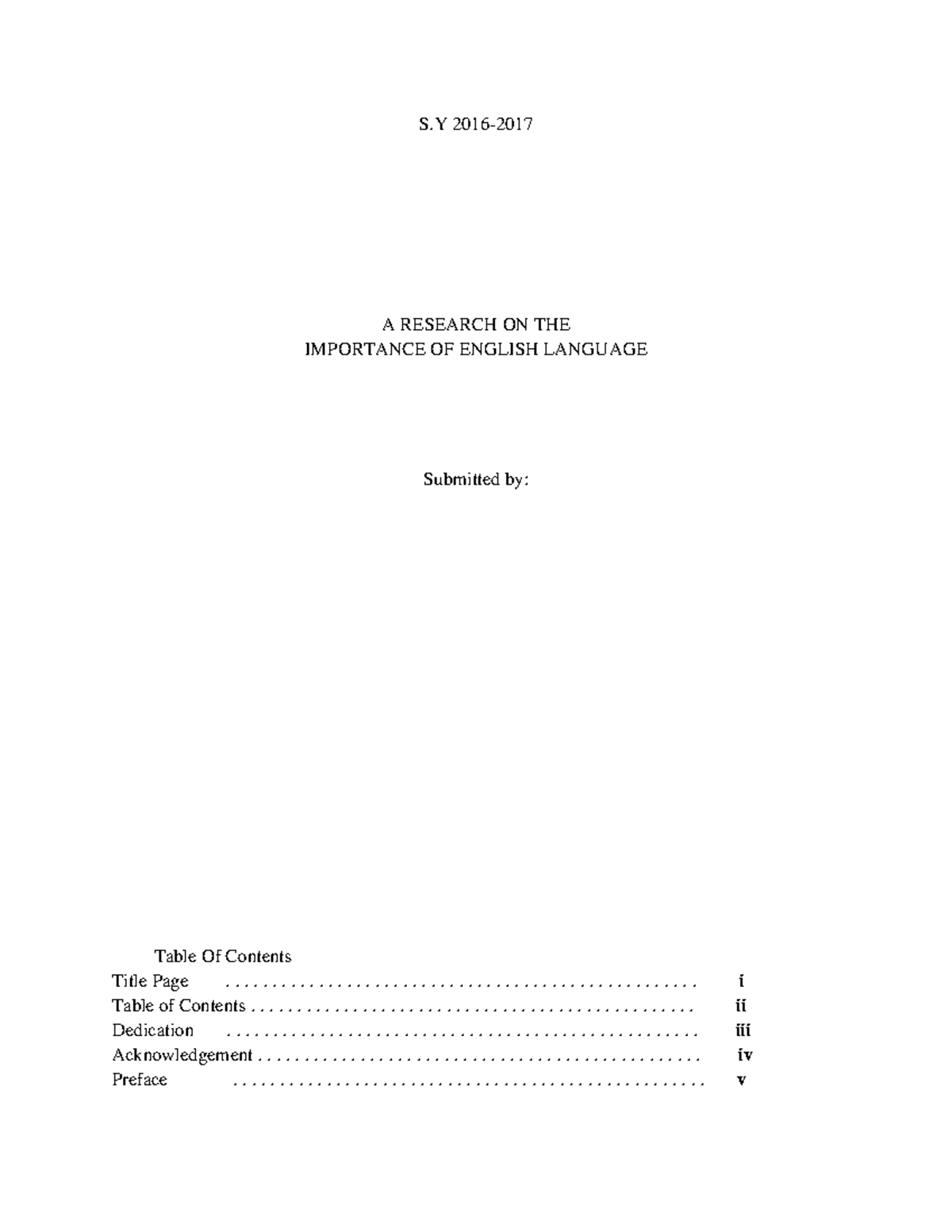 Importance Of English Language Grade 9 S 2016 A RESEARCH ON THE