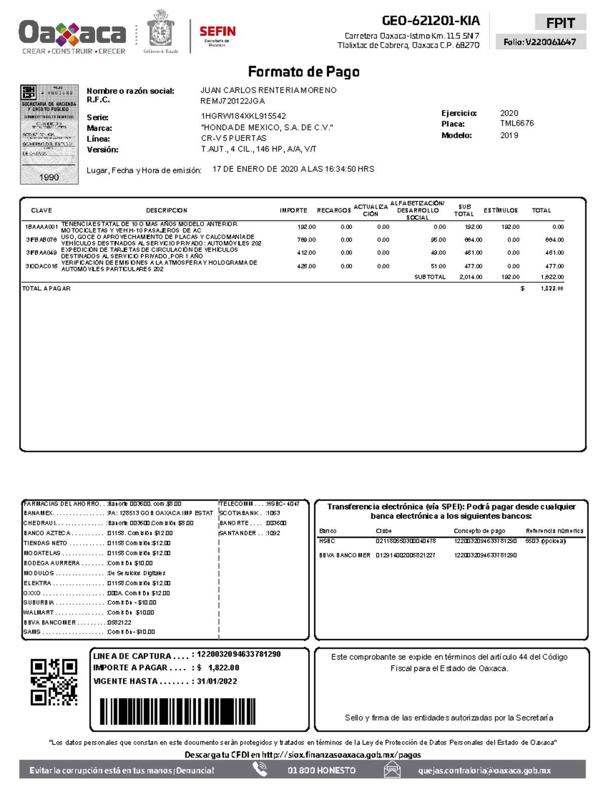 Scribd - LLJGCUHGVEFÑDHJGÑFRJ´BFGJ´BOJG - GEO-621201-KIA Folio: V FPIT ...