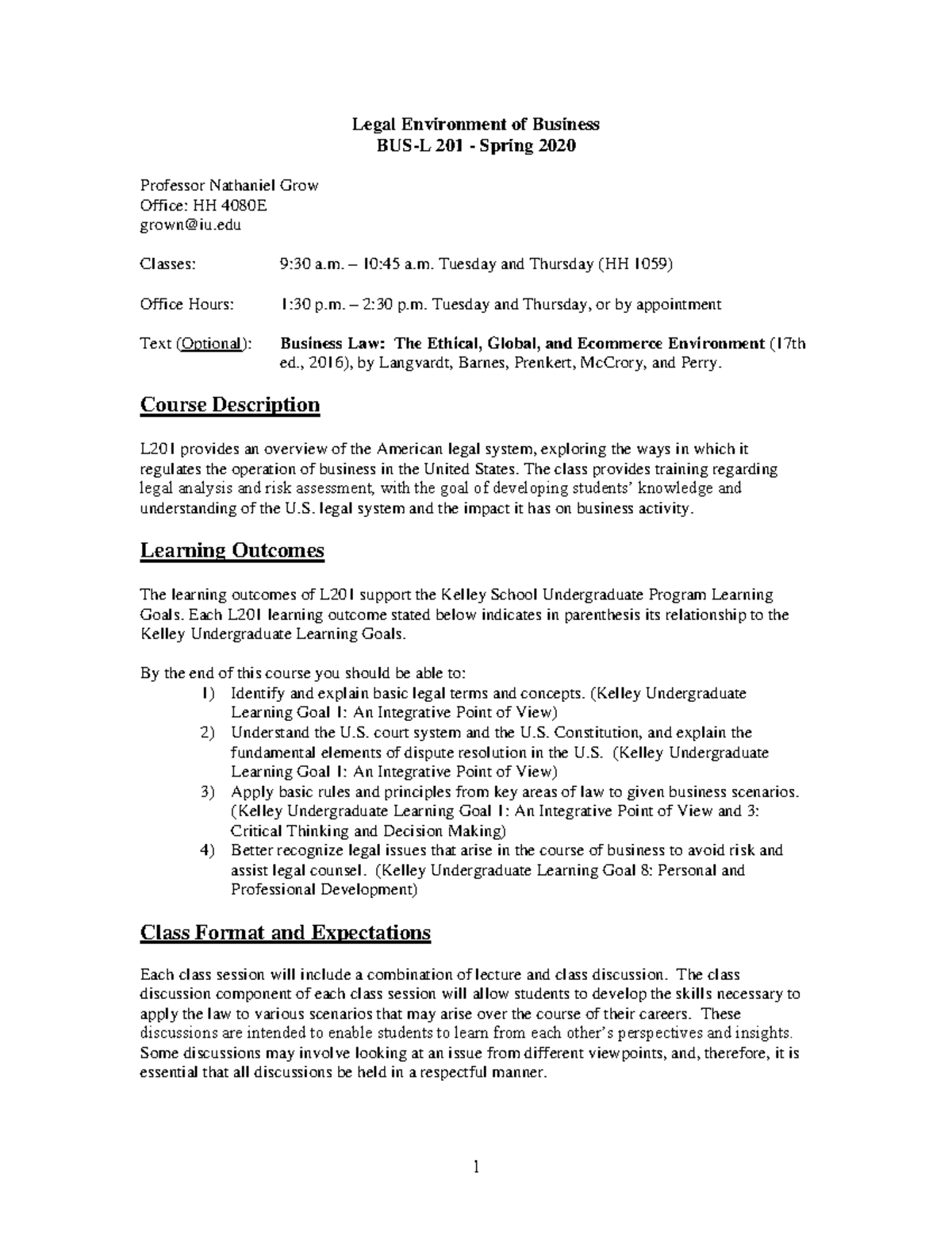 L201 Syllabus Digitall Warning Tt Undefined Function 32 Warning Tt Undefined Function