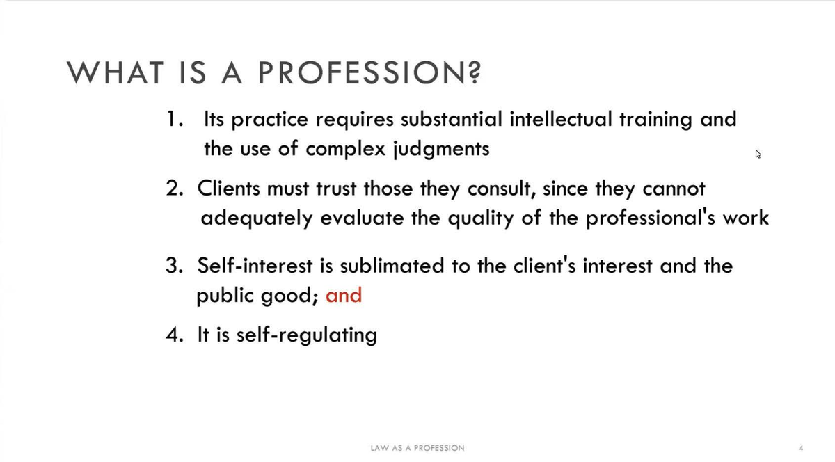 PR Slides - ####### WHAT IS A PROFESSION? Its practice requires ...