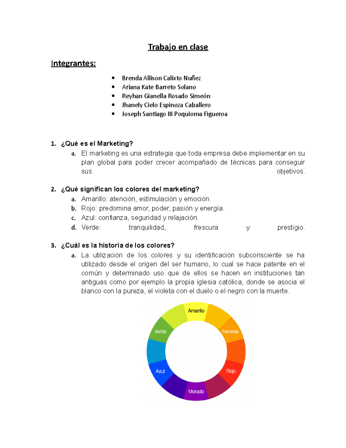 Document 21 - Trabajo en clase Integrantes: Brenda Allison Calixto ...