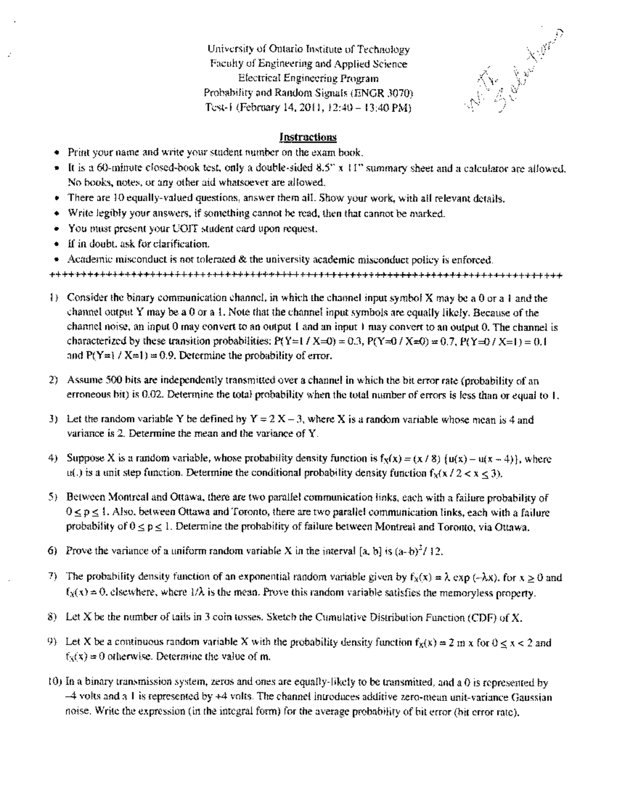 Past Tests (1) 155-158 - MIDTERM SOLUTIONS - ELEE3070U - Studocu