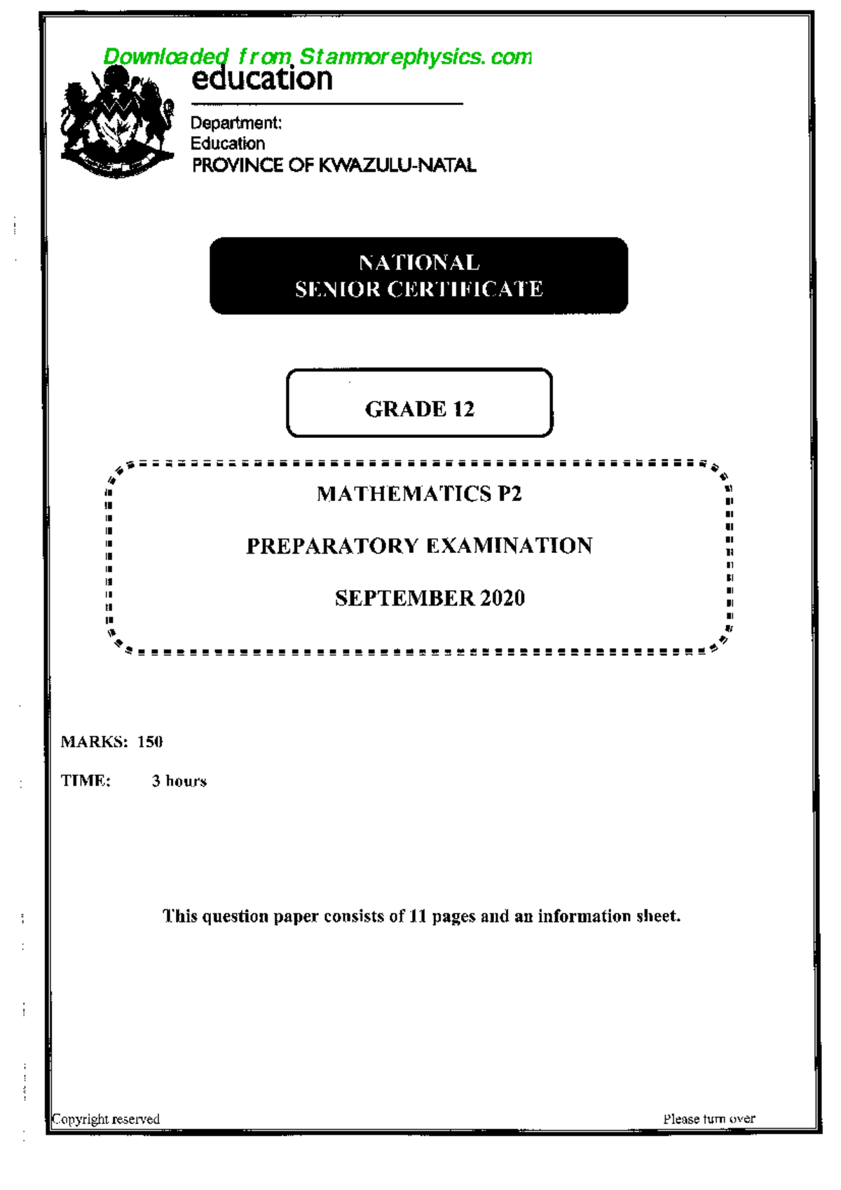 Maths grade 9 2023 memo - Studocu